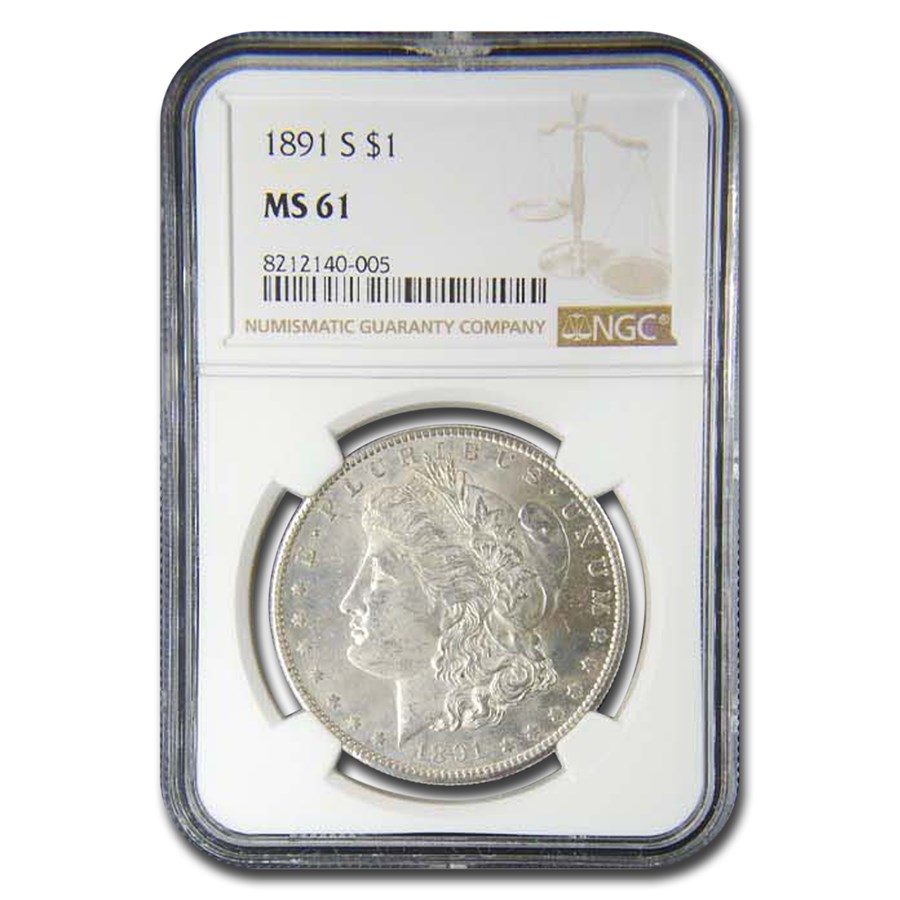 1891 S Morgan Silver Dollar Value - APMEX